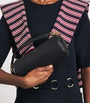 COACH Leather Barrel Shoulder Bag - Black