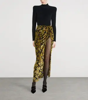 Balmain Fluffy Ribbed-knit Sweater