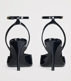 Balmain Patent Leather Strappy Pumps 95
