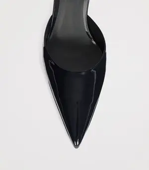 Balmain Patent Leather Strappy Pumps 95