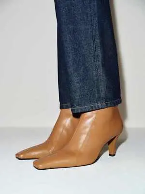 REFORMATION Jeanne Ankle Boot - Natural