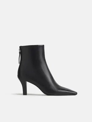 REFORMATION Jeanne Ankle Boot Leather Snake