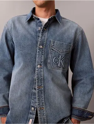 Calvin Klein Embossed Logo Overshirt