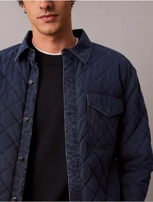 Calvin Klein Quilted Nylon Overshirt