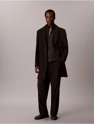 Calvin Klein 3-in-1 Wool Blend Coat And Vest