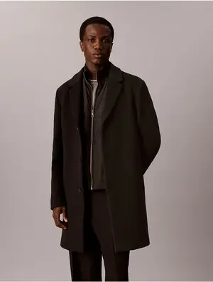 Calvin Klein 3-in-1 Wool Blend Coat And Vest