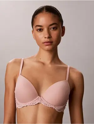 Calvin Klein Perfectly Fit Lace Custom Lift Demi Bra - Subdued
