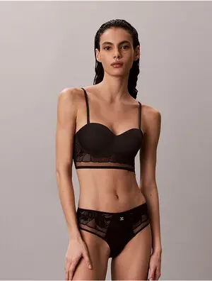 Calvin Klein Geo Lace Push-up Balconette Bra