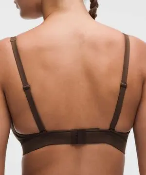 Lululemon Wundermost Ultra-soft Nulu Triangle Bralette - Java
