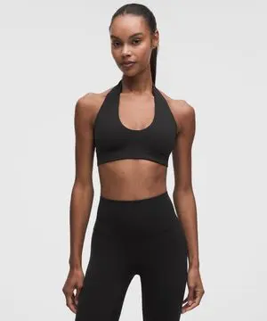Lululemon Focuser Halter Bra - Black