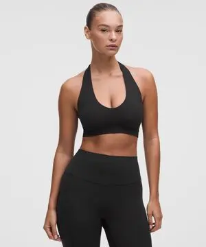 Lululemon Focuser Halter Bra - Black