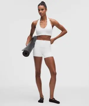 Lululemon Focuser Halter Bra - White
