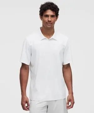 Lululemon Mesh Pique Tennis Polo Shirt - White