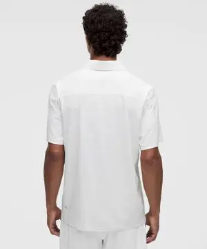 Lululemon Mesh Pique Tennis Polo Shirt - White
