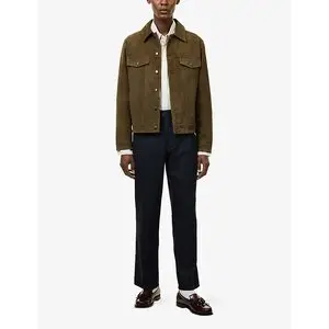 PERCIVAL Western Flap-pocket Leather Jacket