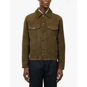 PERCIVAL Western Flap-pocket Leather Jacket