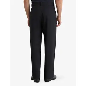 REISS Peshi Belted Pintuck Woven Trousers
