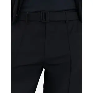 REISS Peshi Belted Pintuck Woven Trousers