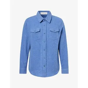 GODS TRUE CASHMERE Gemstone-embellished Cashmere Shirt
