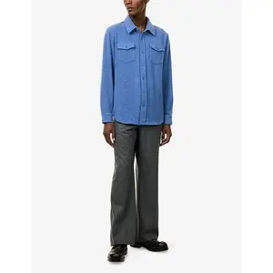 GODS TRUE CASHMERE Gemstone-embellished Cashmere Shirt
