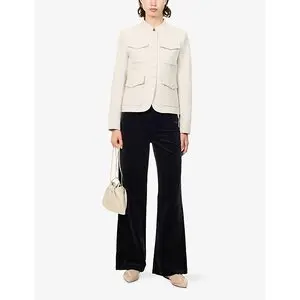 Paige Anessa Corduroy Cotton-stretch Trousers