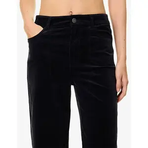 Paige Anessa Corduroy Cotton-stretch Trousers