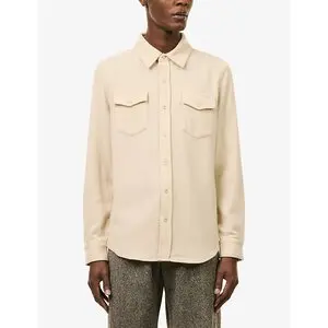 GODS TRUE CASHMERE Gemstone-embellished Cashmere Shirt
