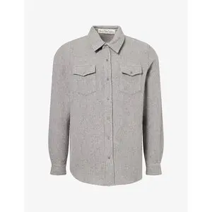 GODS TRUE CASHMERE Gemstone-embellished Cashmere Shirt