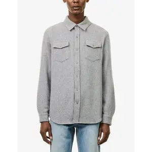 GODS TRUE CASHMERE Gemstone-embellished Cashmere Shirt
