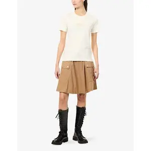 Moncler Logo-patch Embellished Cotton T-shirt