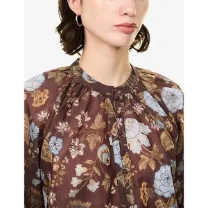Rails Tali Sheer Woven Blouse