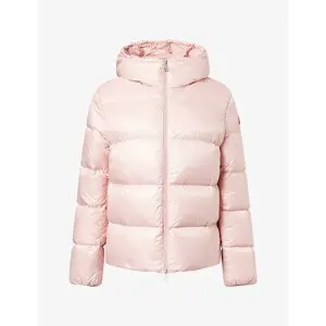 Moncler Feligule Hooded Shell Jacket - Medium Pink