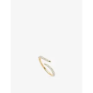 MISSOMA Fine Open Claw 9ct And 0.31ct Diamond Ring - Gold