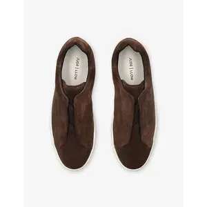 JUDE LLOW Luca Suede Slip-on Trainers