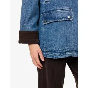 Rag & Bone Cassidy Contrast-collar Denim Jacket