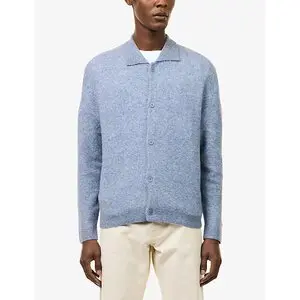 PERCIVAL Archive Ribbed-trim Wool-blend Cardigan