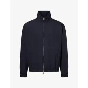 UMIT BENAN Phil Reversible Silk Jacket - Dark Navy