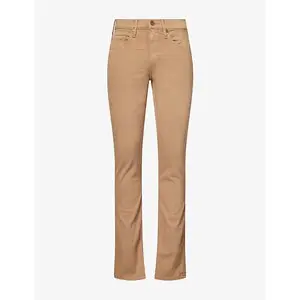 Paige Slim-fit Federal Woven Trousers - Sable