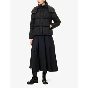 Moncler Castelnew Detachable-hood Shell Jacket