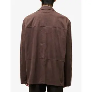 Acne Studios Socho Patch-pocket Faux-suede Shirt