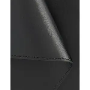 TOTEME Mercer Small Leather Tote Bag - Black/red