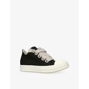 Rick Owens Jumbo-lace Low Canvas Trainers
