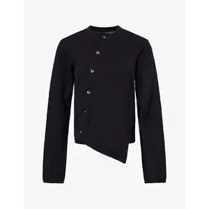 Comme Des Garçons Asymmetric Knit Cardigan - Black