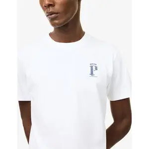 PERCIVAL Cyril Embroidered-logo Cotton T-shirt