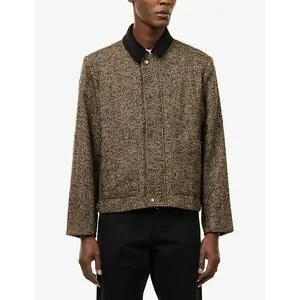PERCIVAL Boxy Herringbone Woven Jacket Xxl