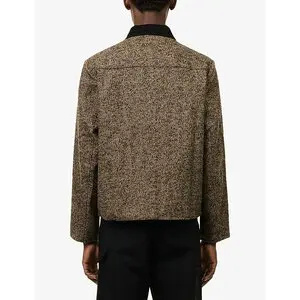 PERCIVAL Boxy Herringbone Woven Jacket Xxl