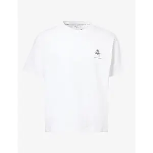 PERCIVAL Earl Print Cotton T-shirt - White