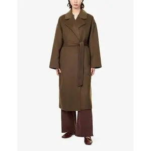Paige Connery Longline Wool-blend Coat