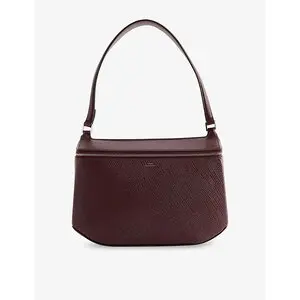 TOTEME Clip Leather Shoulder Bag - Cherry