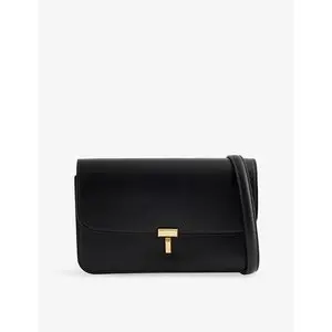 TOTEME T-lock Leather Cross-body Bag - Black